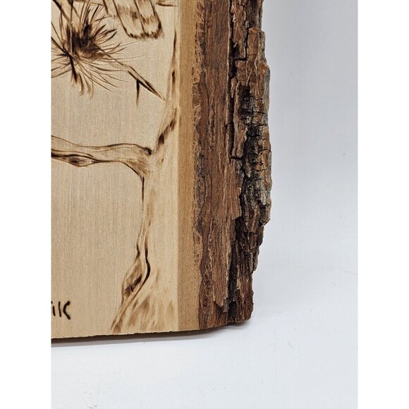 Handmade | Wall Decor | Handmade Pyrography Blue Jay Birds Pair Wooden ...